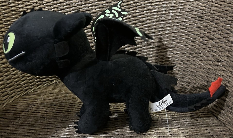 How To Train Your Dragon Black Toothless Plush Toy | eBay UK