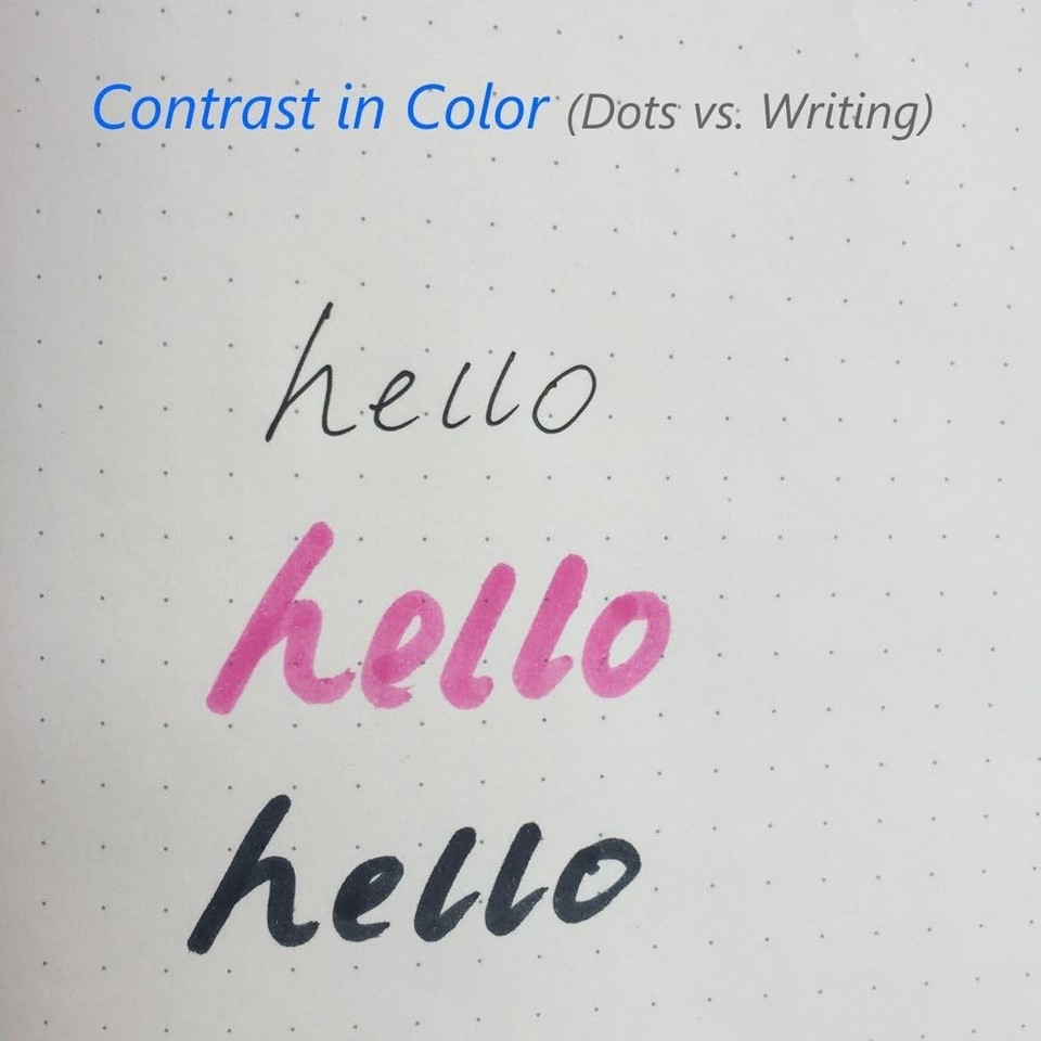 Dotted Notebook Journal Pocket Size 3.5x5.5 Inches Thick Dot Grid Paper ...