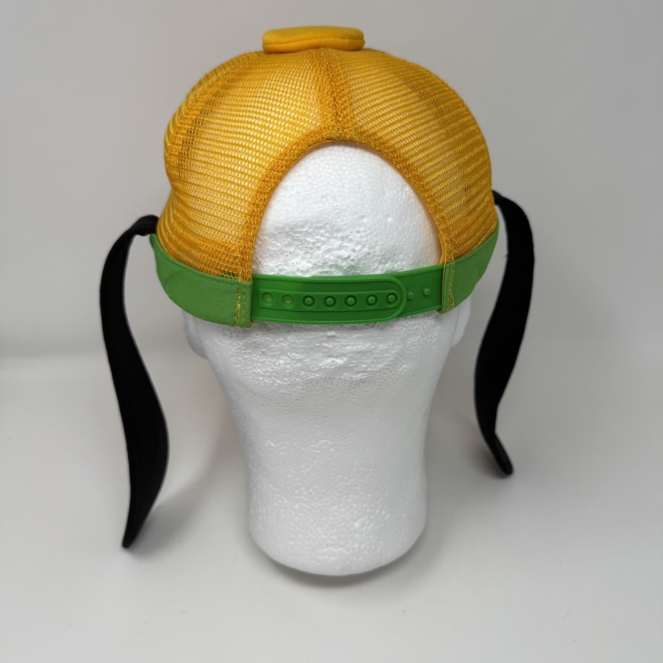 Disney Parks Pluto Ears Tongue Nose Hat Adult SnapBack Mesh Trucker ...