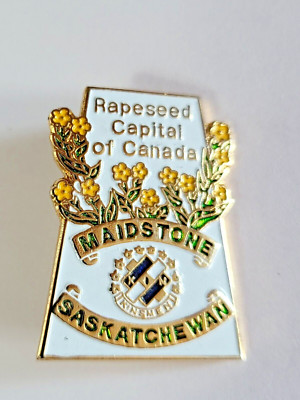 Town of Maidstone Saskatchewan Rapeseed Capital of Canada Vintage Lapel ...