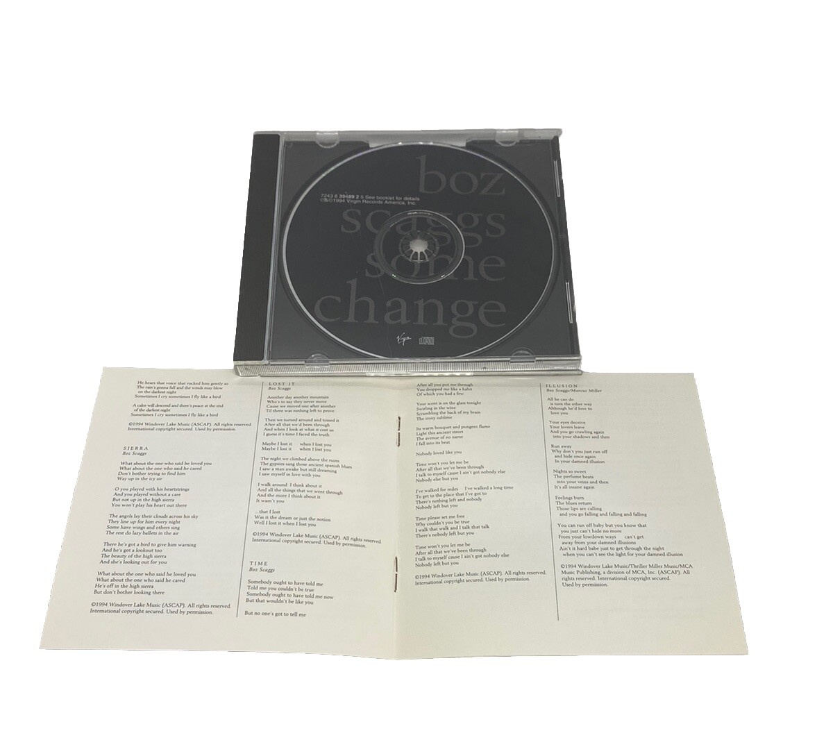 Boz Scaggs : Some Change CD 1994 Virgin Records America Capitol-EMI ...