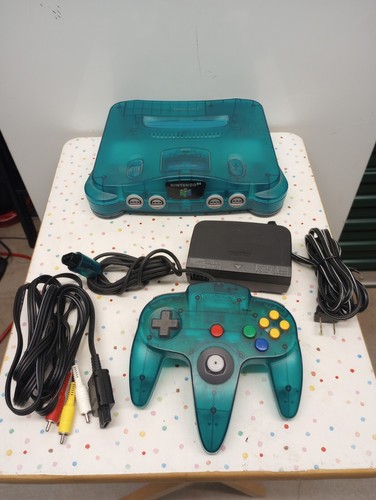 Ice Blue Funtastic Nintendo 64 N64 Console 45496850531 | eBay