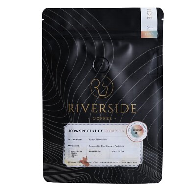 Riverside Coffee 100% Speciality Robusta Coffee Dark Roast 250 gm Pure ...