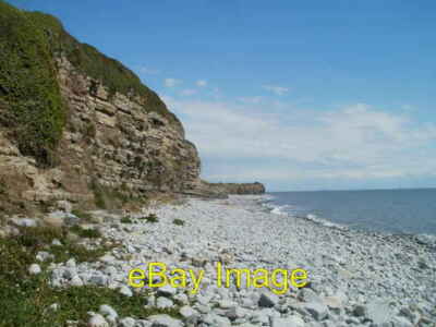 Photo 6x4 Beach and cliffs, Rhoose A view east from the east side of ...