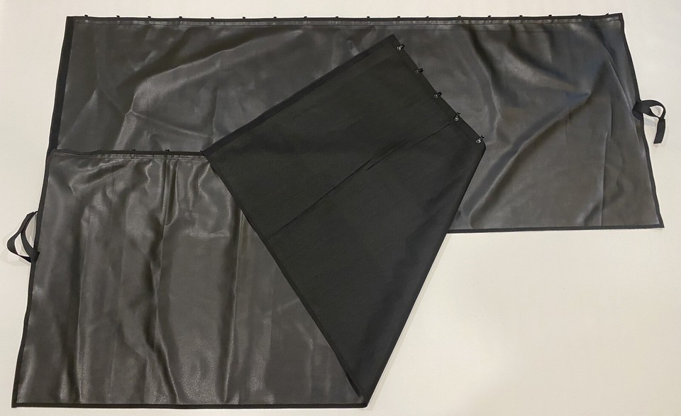 VOLVO VNL WINDSHIELD Curtains. Left And Right Side. New. Black | eBay