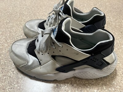 Boys Nike Huarach 654275-119 Shoes Youth Size 7Y Sneakers White/Blue ...