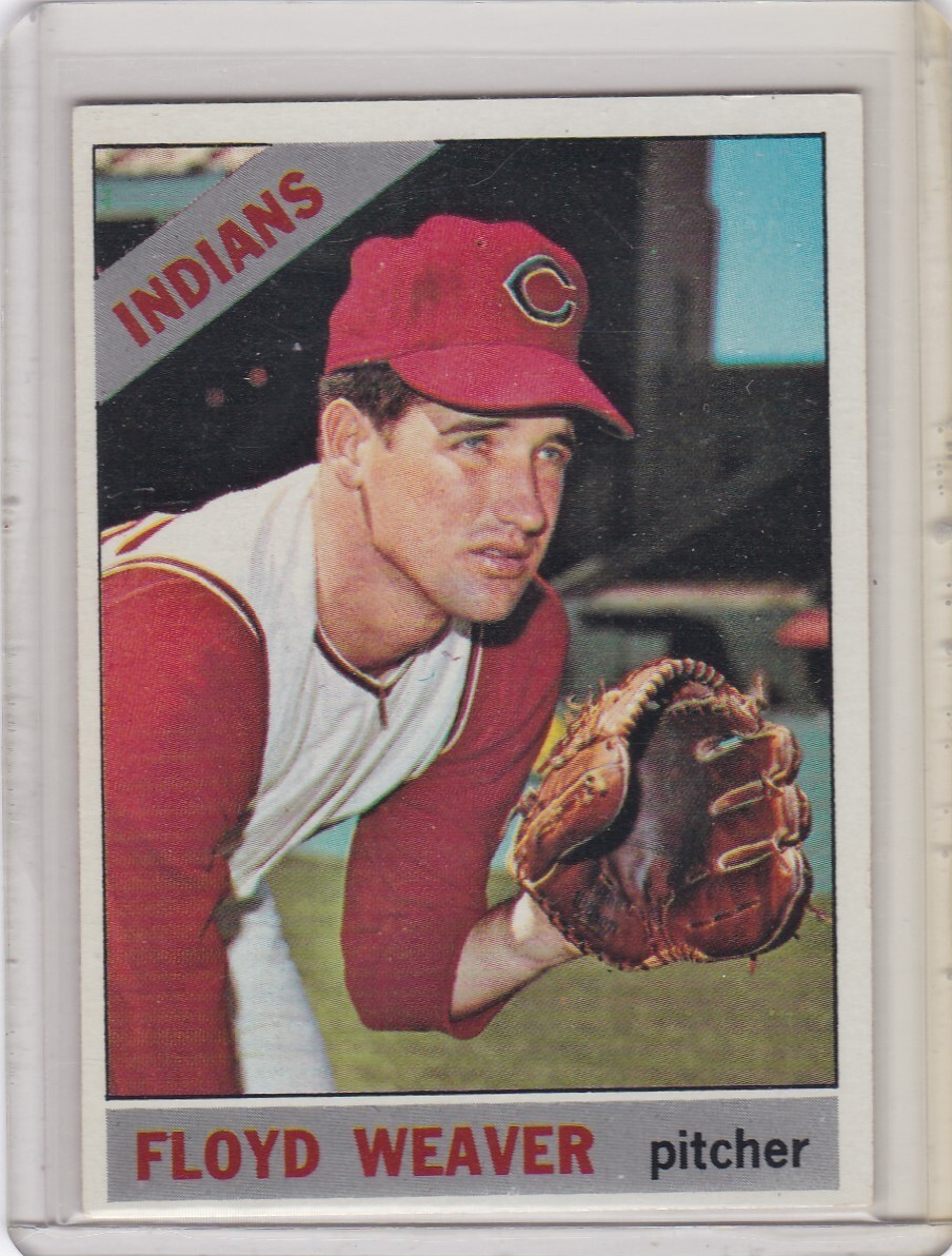 1966 Topps Baseball Card #231 Floyd Weaver Cleveland Indians - ExMt ...