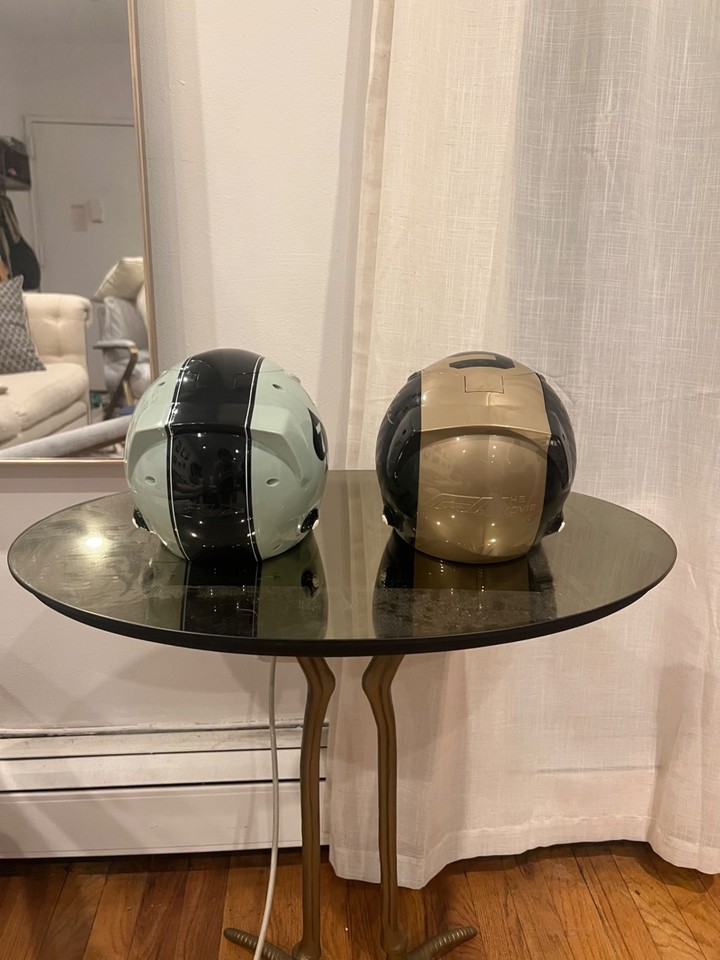 F1 Movie AMC Racing Helmet Popcorn Buckets Sonny & Pearce SET OF 2 Brad ...