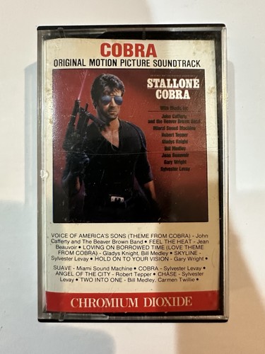Cobra OST Cassette Tape Original Canada Release Scotti Brothers ...