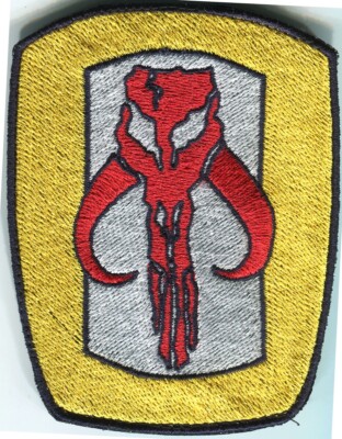 Mandalorian Mythosaur Signet Shoulder Armor Patch Boba Fett Style Full ...