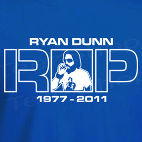 RIP Ryan Dunn JACKASS Viva La Bam CKY random hero 1977 2011 T-Shirt | eBay