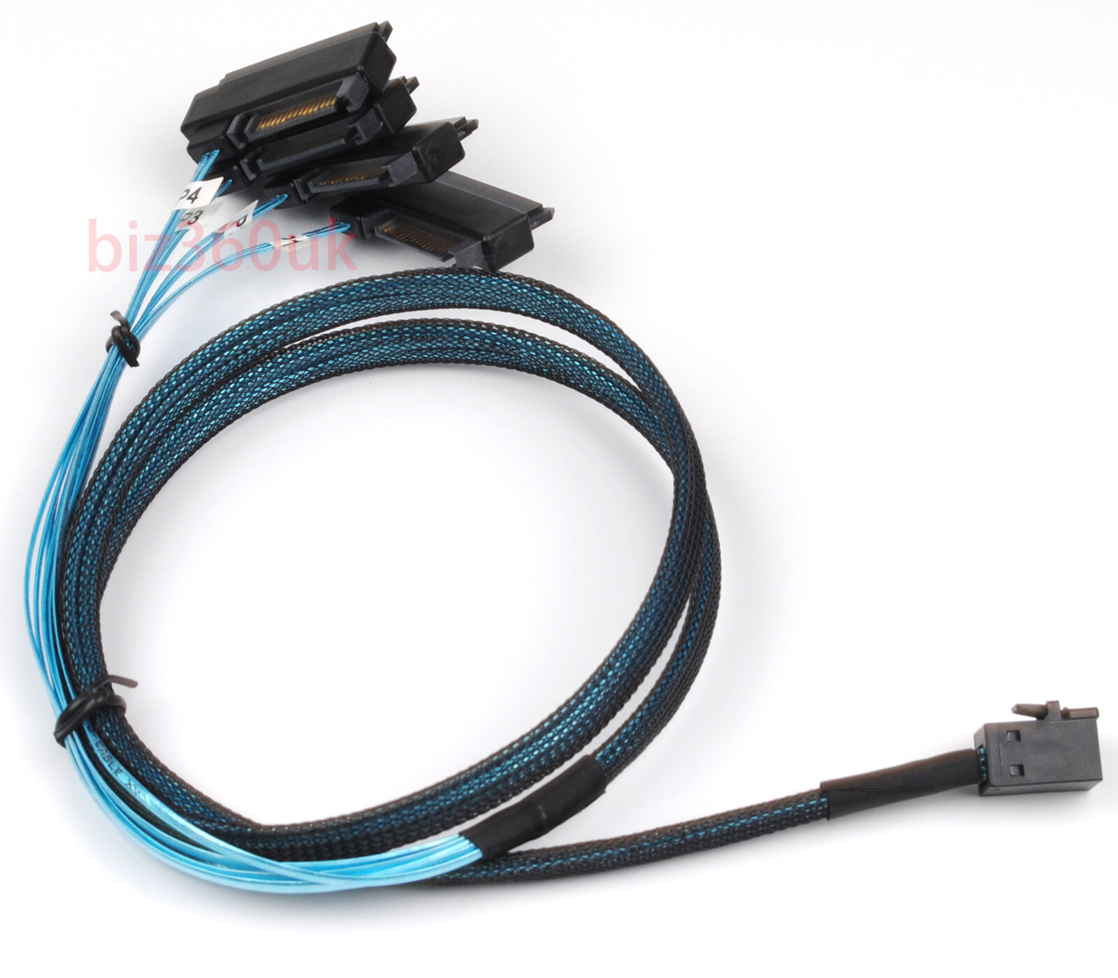 HD MINI SAS SFF 8643 to 4X SFF (29Pin) 8482 SAS Drive Connector Power ...