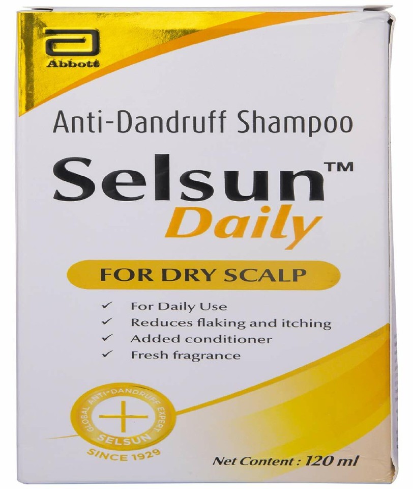 Selsun Daily Anti-Dandruff Shampoo for Dry Scalp 120 ml | eBay