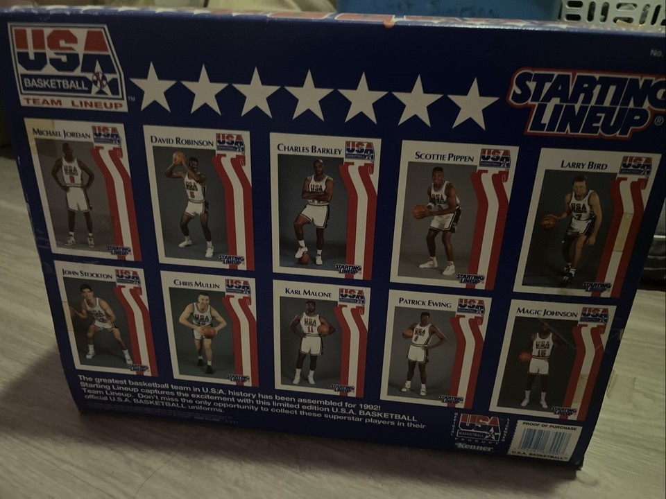 Starting Lineups 1992 Basket Ball Olympic Team Lineup 6 inch Action ...