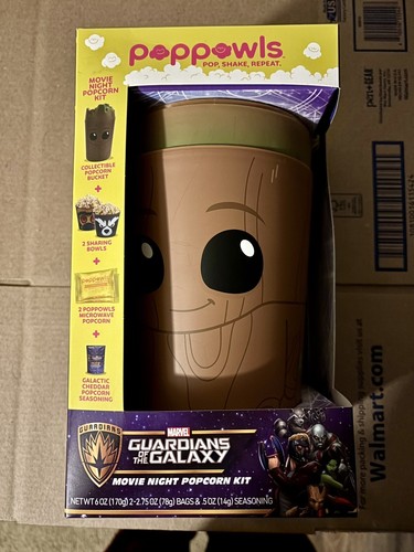 POPPOWLS Guardians Of The Galaxy Groot Collectible Popcorn Bucket Bowls ...