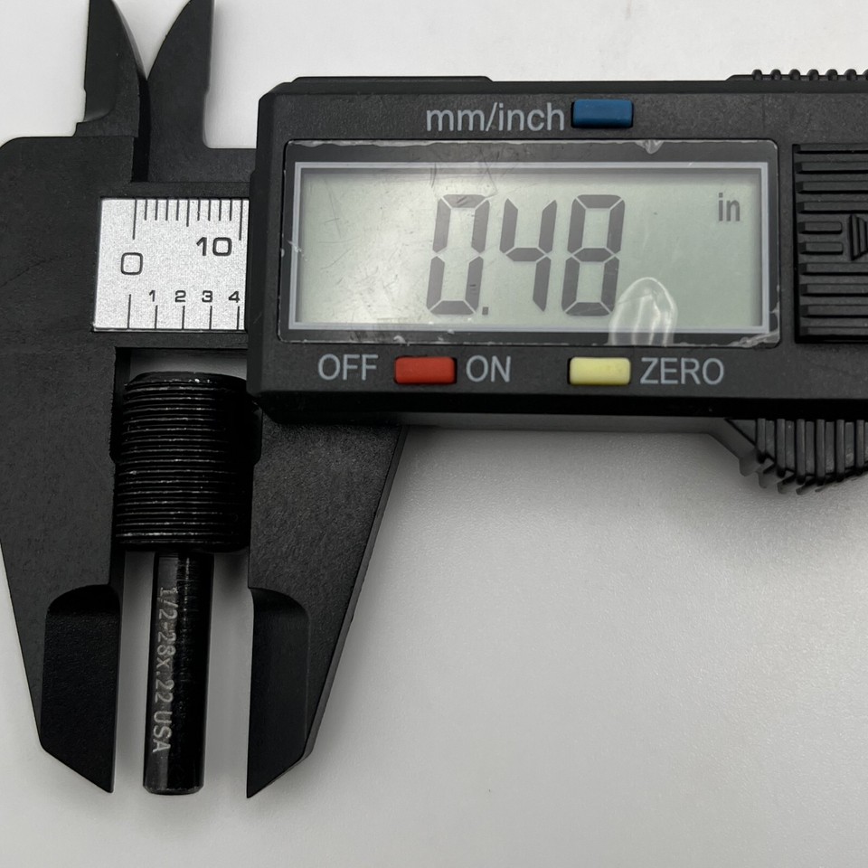 Thread Die Starter Hex socket 1/2-28 RH for .22 - .223 Thread alignment ...