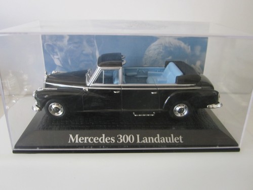 1/43 IXO VOITURE LIMOUSINE DE LUXE DECAPOTABLE MERCEDES 300 LANDAULET ...