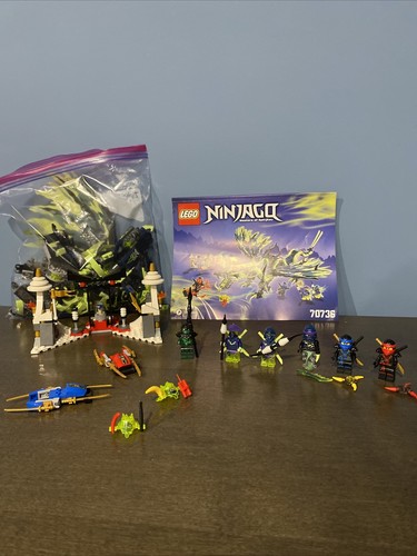 LEGO NINJAGO: Attack of the Morro Dragon (70736) Set 99.9% Complete W ...