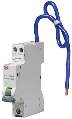 WYLEX - 6A 30mA RCBO single module C Curve | eBay