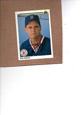 1990 upper deck auto 673 eric hetzel boston red sox | eBay