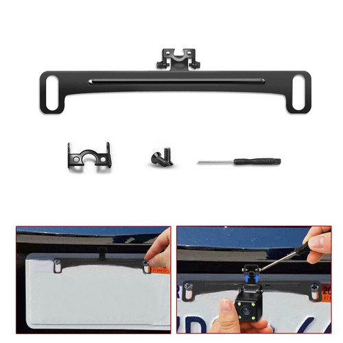 Universal Car Rear View Camera License Plate Bracket Car Mount Auto ...