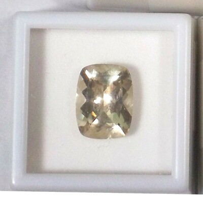 Yellow Labradorite Feldspar Loose Gem Stone Cushion Cut 8.0Ct 18x13mm ...