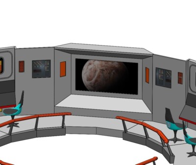 Star Trek Tos Bridge Main View Screen for 12 in (1:6) Figure Diorama | eBay