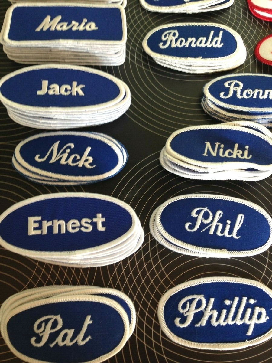 Uniform Name Tag Patches