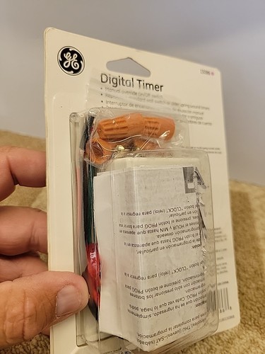 GE Sunsmart 15086 Indoor In-Wall Digital 7 Day Programmable Timer NEW ...