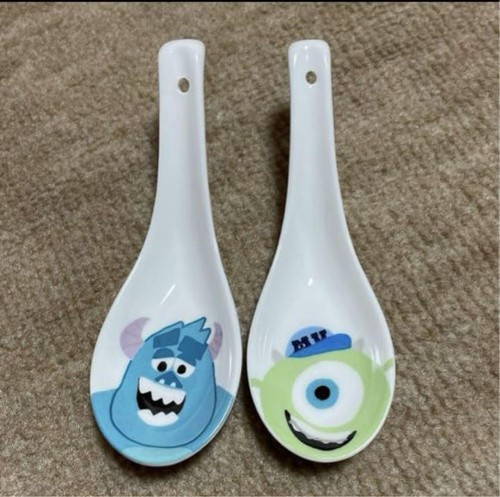 Disney Pixar Monsters Inc. Mike and Sulley Ren-ge Spoon Ceramic | eBay