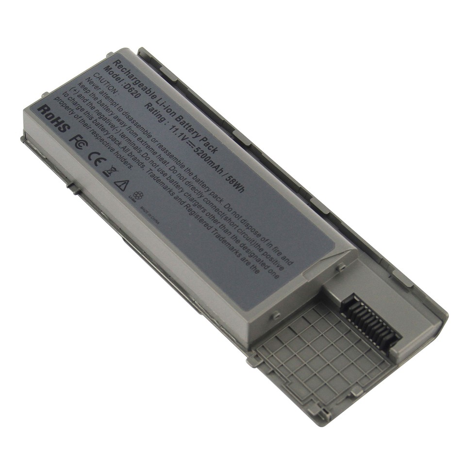 Battery 0TG226 0UG260 0TD175 NT379 PP18L for Dell Latitude D620 D630 ...