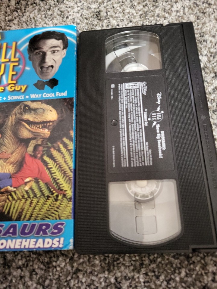 Bill Nye the Science Guy: Dinosaurs - Those Big Boneheads (VHS, 1994 ...