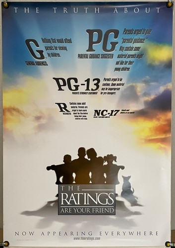 MPAA MOVIE RATINGS ROLLED ORIGINAL ONE SHEET MOVIE POSTER (2000) | eBay