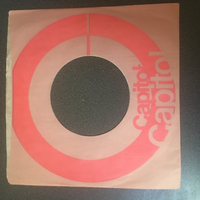 Capitol RECORDS COMPANY SLEEVE for 45's 7" (No Record) VG+ | eBay