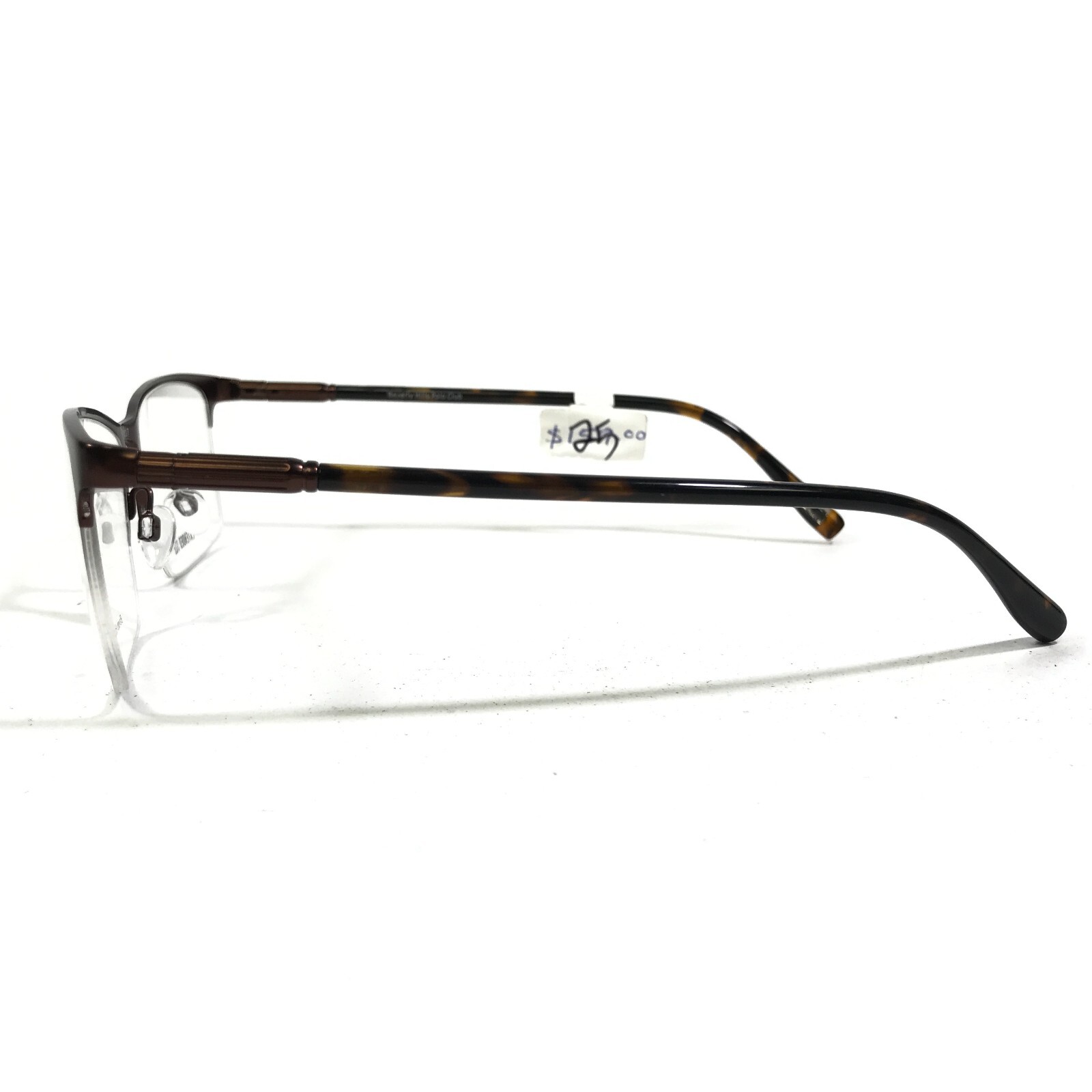 Beverly Hills Polo Club BHPC 83 COL 10 Eyeglasses Frames Brown Square ...