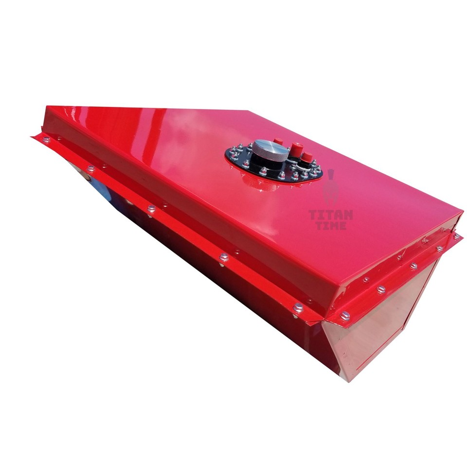 RCI 1162F Fuel Cell Circle Track Wedge 16 Gal Red Can 10AN Pickup | eBay