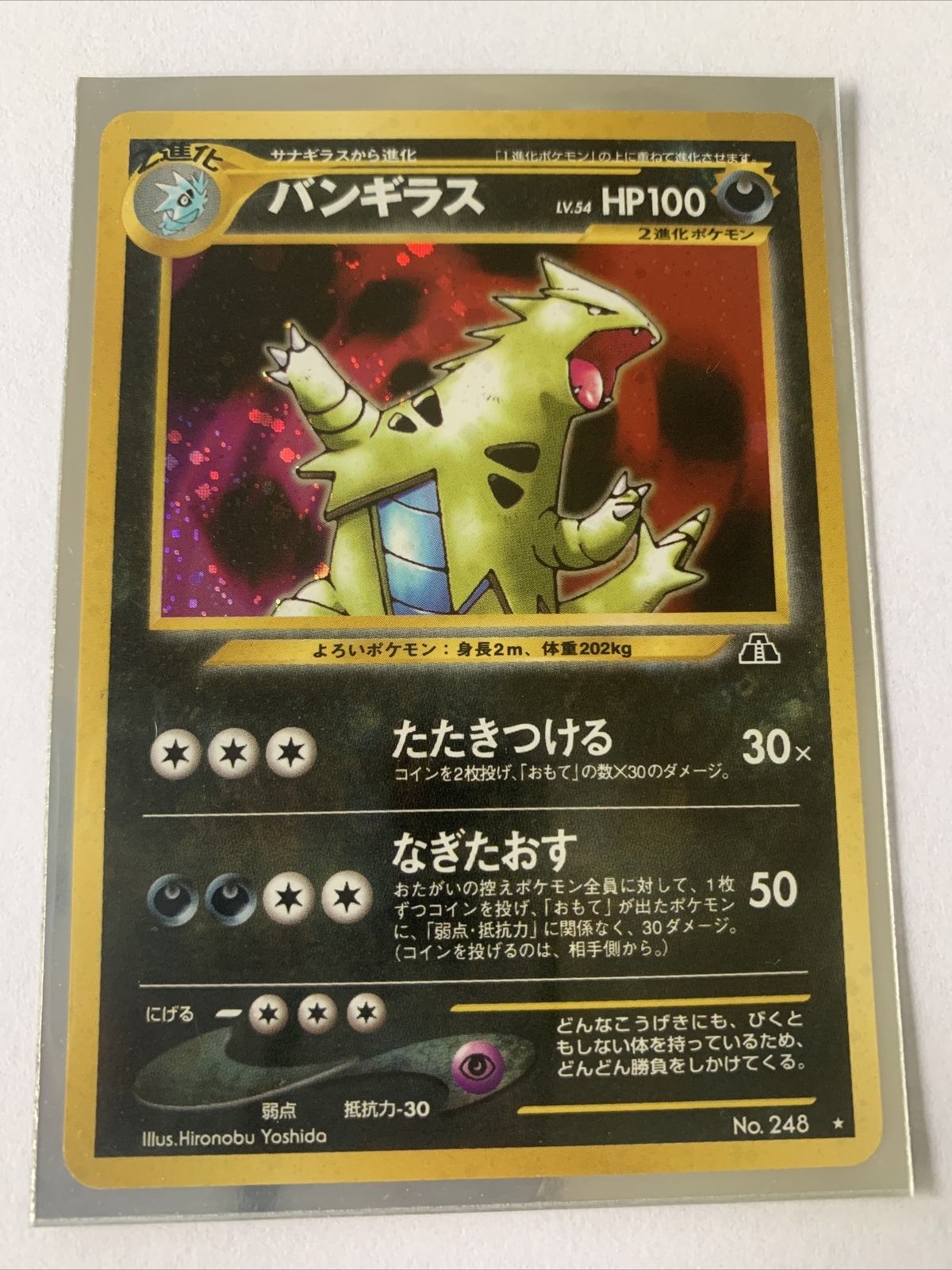 Tyranitar Neo Discovery Holo #248 Japanese Crossing The Ruins NM | eBay