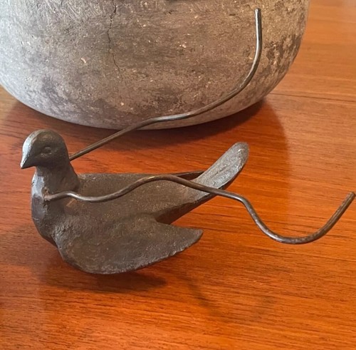 Jan Barboglio PALOMA Iron Dove Figure /Hand Forged Votive TIMELESS icon ...