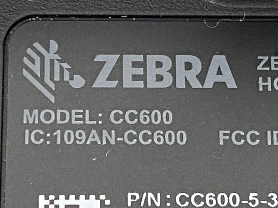 Zebra CC600 BarCode Scanner SOLD as PARTS”AS IS” Concierge No AC ...
