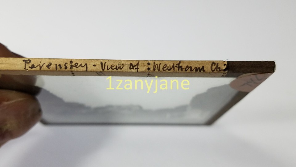 SAL Glass Magic Lantern Slide Photo PERENSTEY VIEW WEST FROM CHURCH | eBay