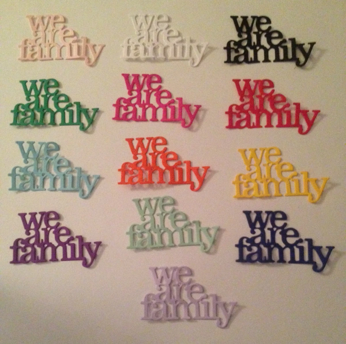 We Are Family Word Images