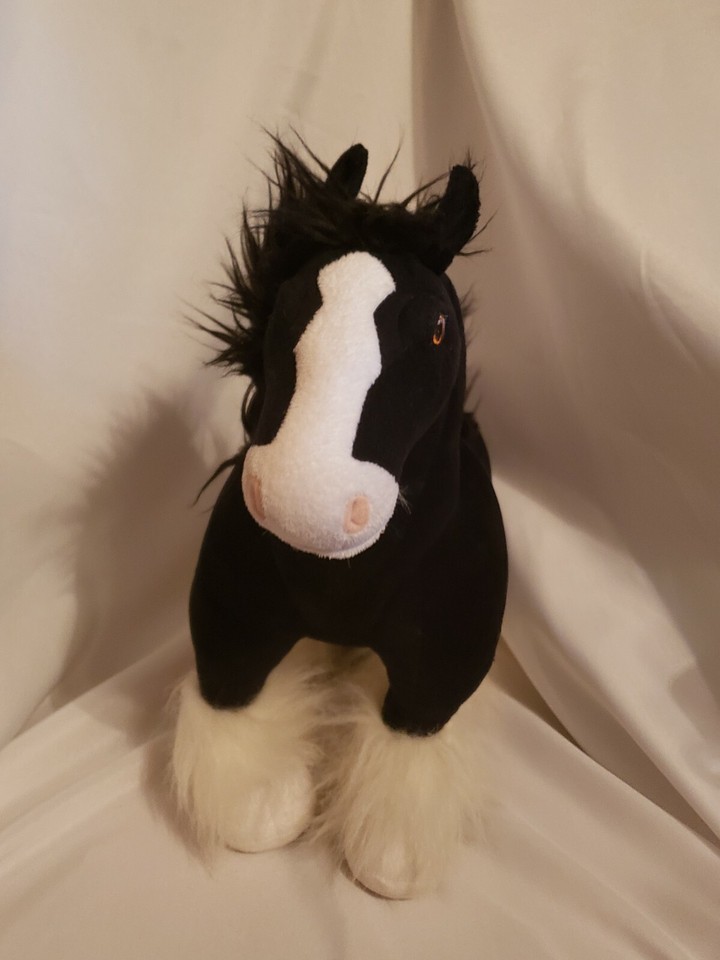 Disney Plush Stuffed Brave Angus Horse Merida Pixar Large Black ...