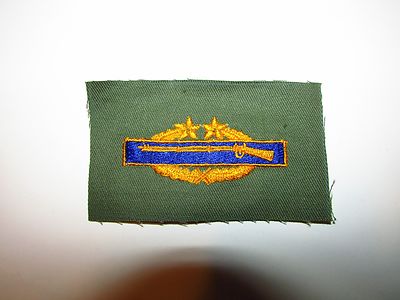 b9454 US Army Vietnam Combat Infantry Badge Prototype gold 7th Award ...