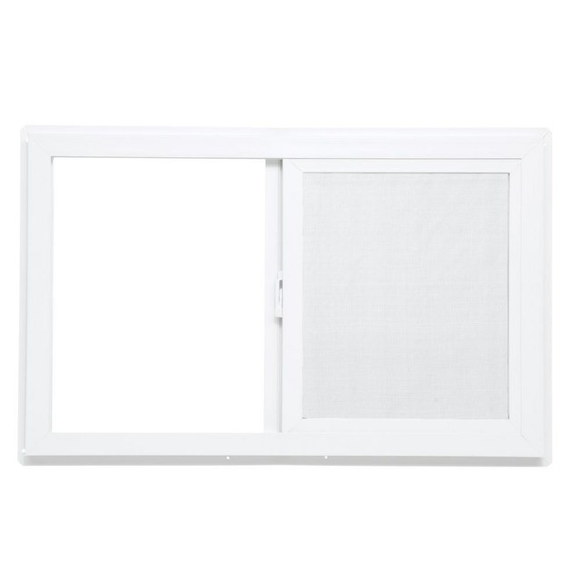 Tafco Basement Slider Vinyl Windows Dual Pane Insulated Glass 32in X ...