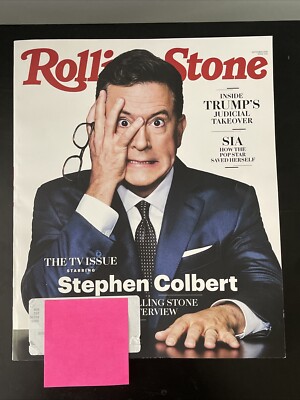 Rolling Stone Magazine Stephen Colbert September 2018 Issue 1319 | eBay