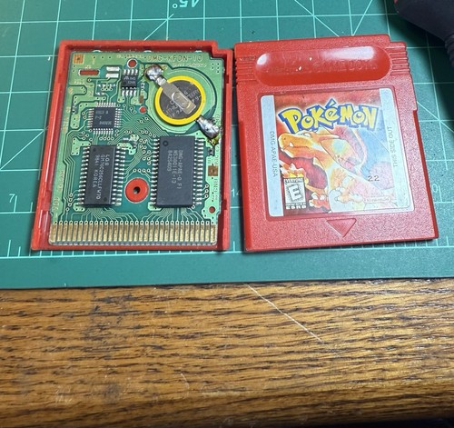 Pokemon Red Version Gameboy Authentic With NEW BATTERY installed Tested ...