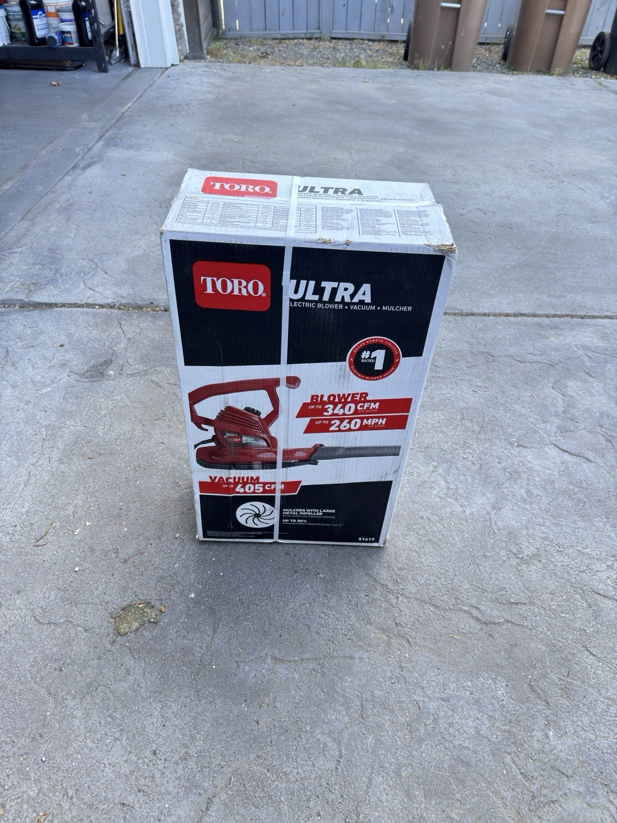 Toro 51619 Ultra Electric Blower Vac - Red for sale online | eBay