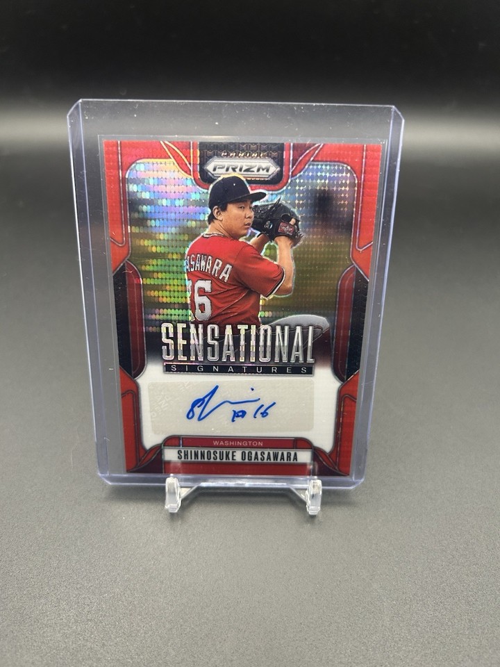SHINNOSUKE OGASAWARA 2025 PANINI PRIZM RED PRIZM AUTO /99 | eBay