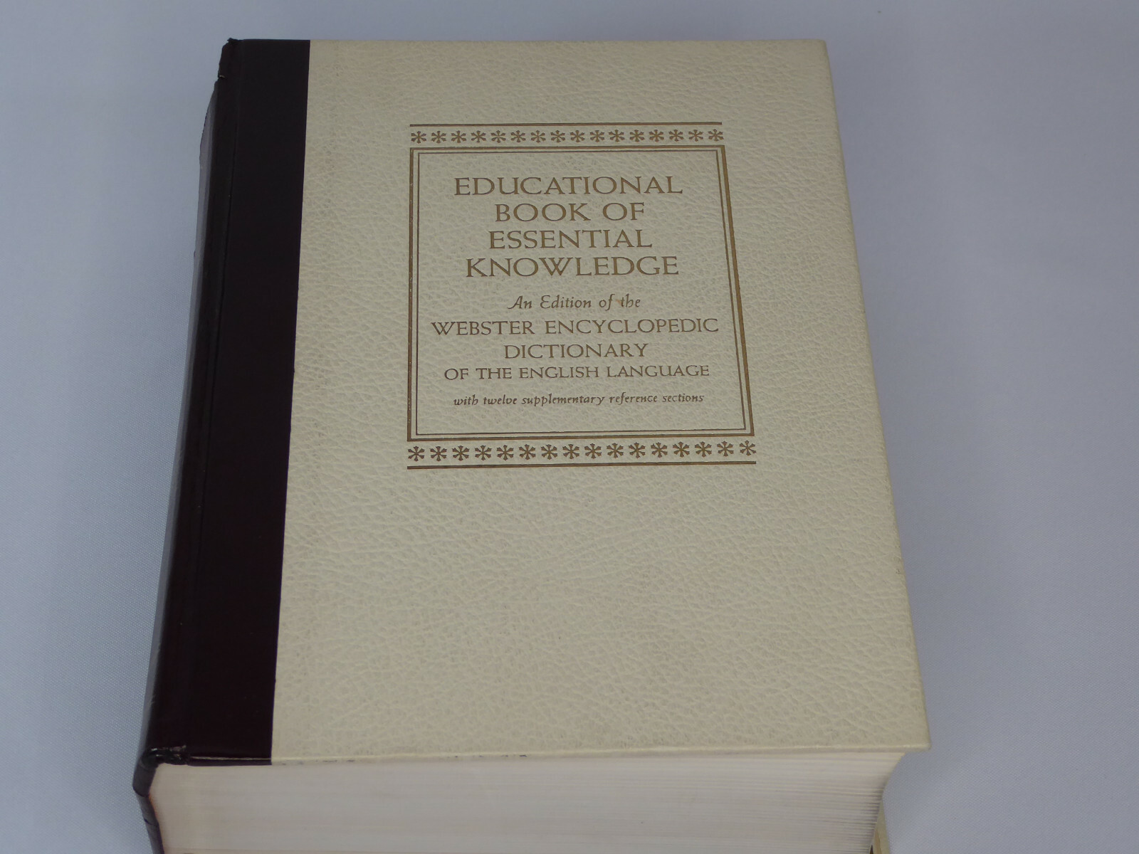 1967 Educational Book of Essential Knowledge – Webster Encyclopedic ...