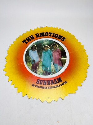 Vintage Hanging Advertisement for THE EMOTIONS "Sunbeam" Columbia ...